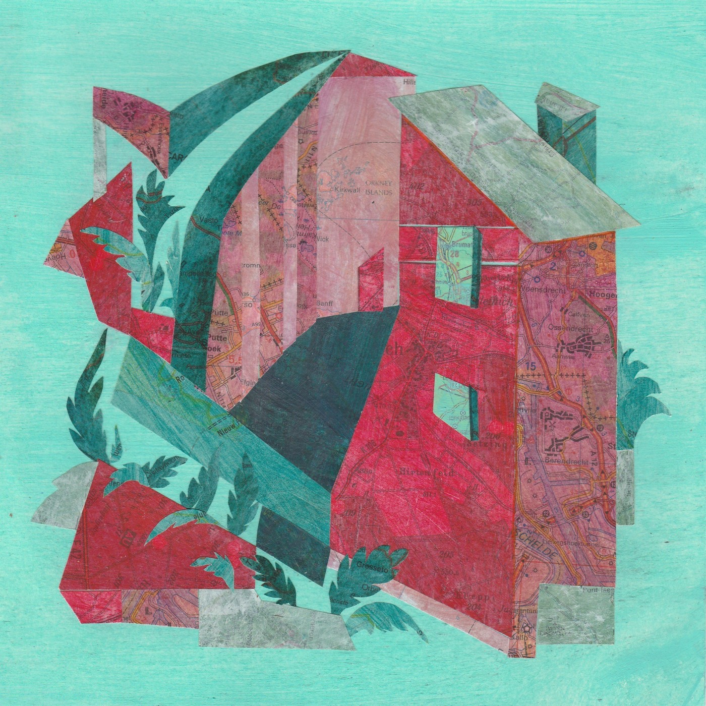 abstractions and shapes reminiscent of buildings - Anna Belleforte - Artist