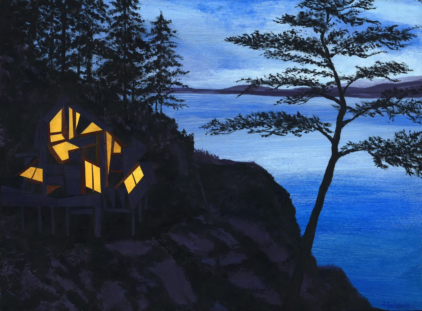 abstractions and shapes reminiscent of buildings - Anna Belleforte - Artist